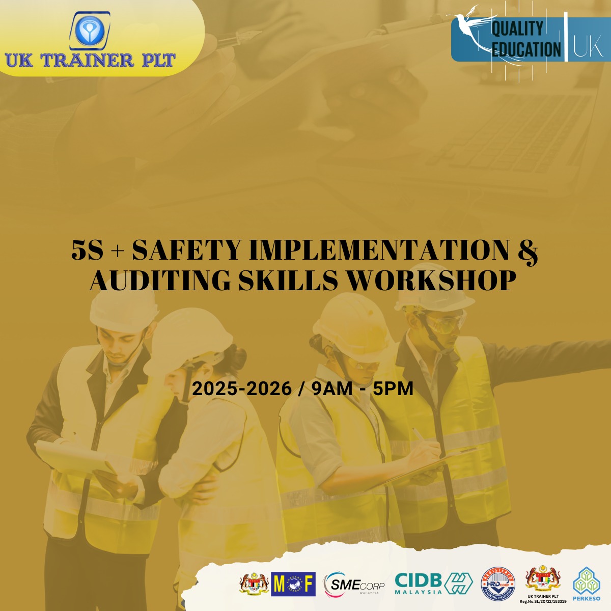 5S + Safety Implementation & Auditing Skills Workshop