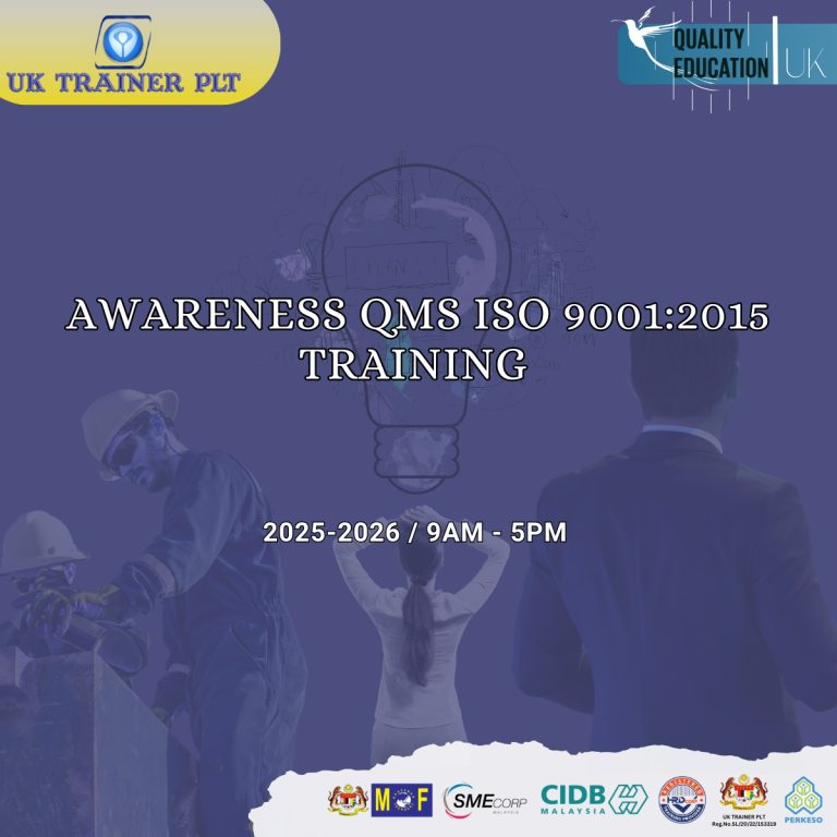 Awareness QMS ISO 9001-2015 Training (1day)